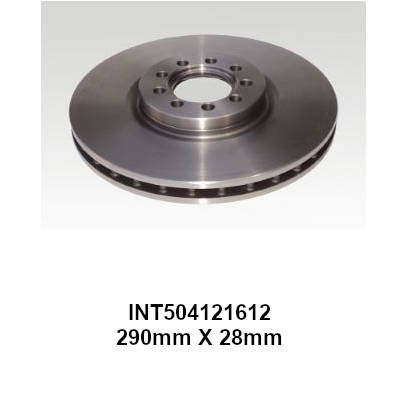 DISC BRAKE ROTOR SUIT IVECO DAILY 35C 40C 50C FRONT INTERNALLY VENTED ...